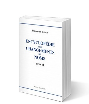 Emmanuel Ratier présente l'Encyclopédie des changements de noms ...